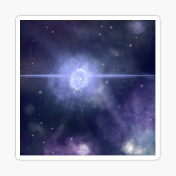 "Cosmic crack" Sticker for Sale by Flyawers | Redbubble