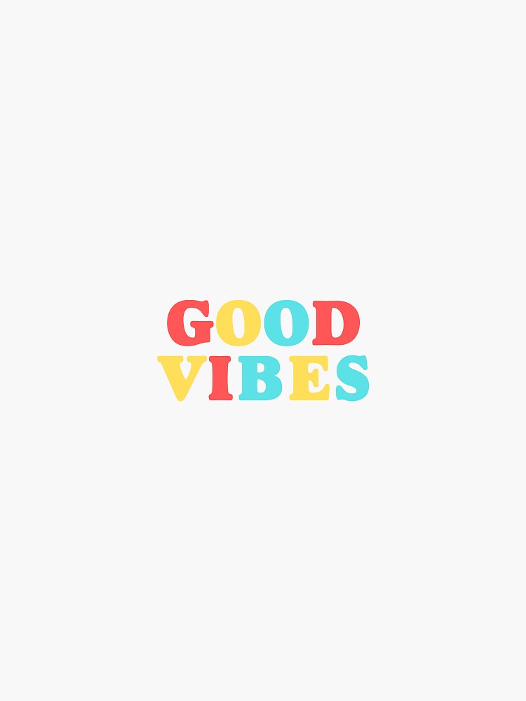 "good vibes sticker pack" Sticker by flora12245 | Redbubble