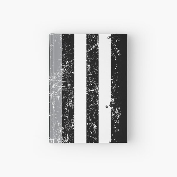 "Distressed American Flag Silver Line Flag Corrections" Hardcover ...