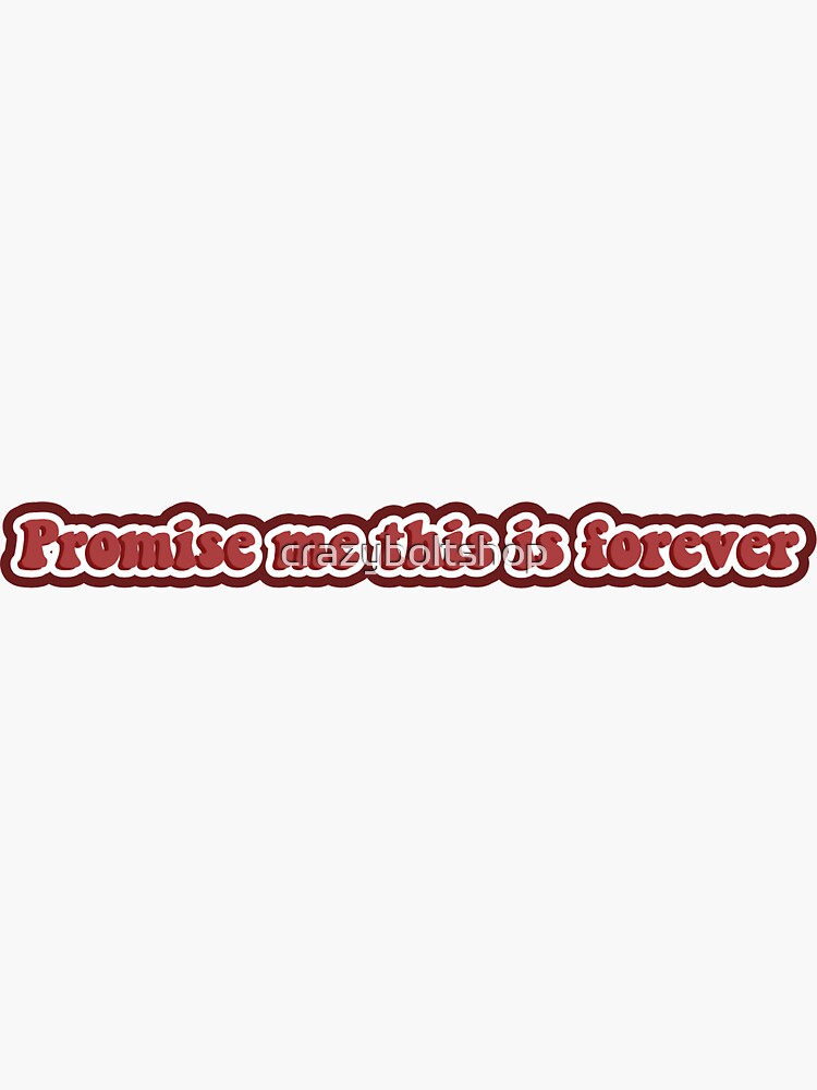 "Delena "Promise me this is forever"" Sticker for Sale by crazyboltshop ...