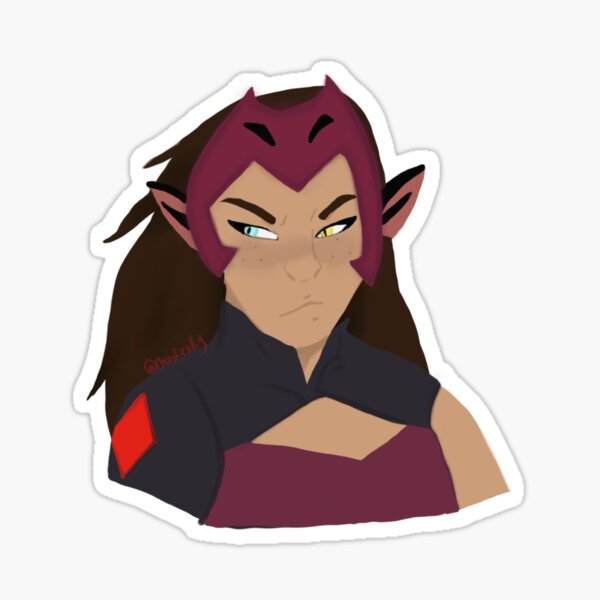 "Catra art" Sticker by nerd-life77 | Redbubble