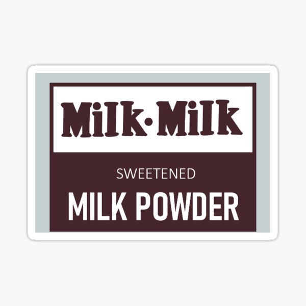 "Choco "MILK MILK" Candy" Sticker by joebu | Redbubble
