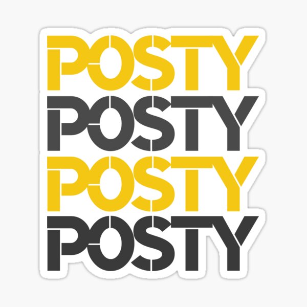 "Posty repeat post" Sticker by arisovsic19 | Redbubble