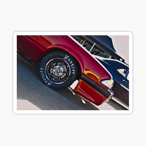 "Ford Fox Body Mustang Drag Car." Sticker for Sale by NickelRickel ...