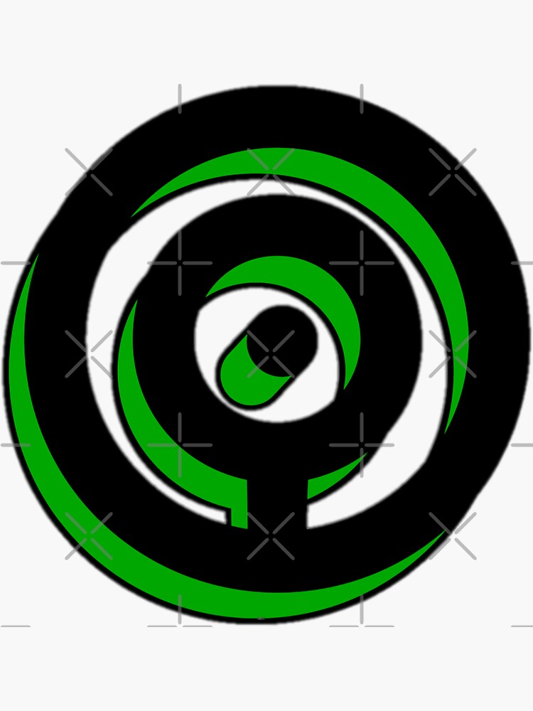 "Green Target " Sticker by KingPBP | Redbubble