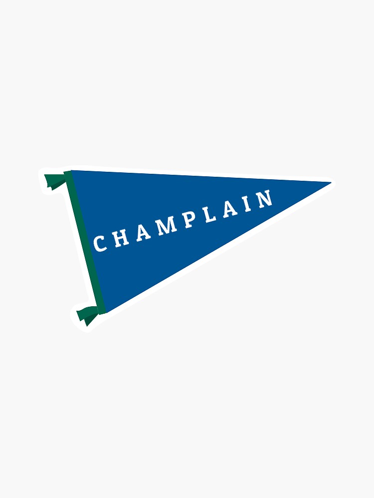 "Champlain College Pennant sticker" Sticker for Sale by lindsey788 ...