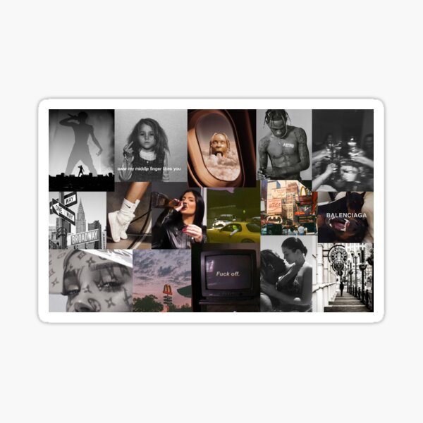 "Aesthetic collage " Sticker by Luizee-001 | Redbubble