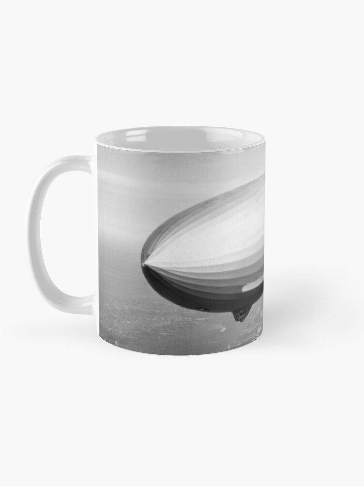 "Airship Flying Over New York City" Coffee Mug for Sale by ...