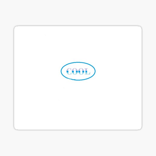 "Cool Faded Sticker" Sticker by EvelynMakezArt | Redbubble