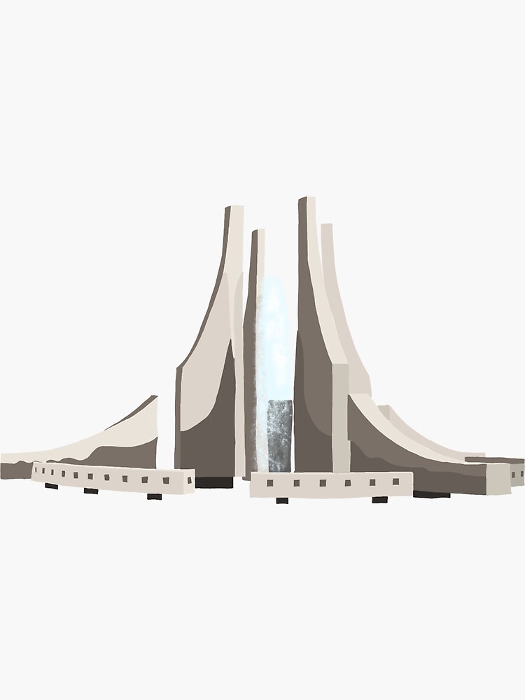 "Engineering Fountain " Sticker for Sale by kl1620 | Redbubble