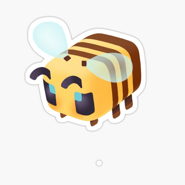 "Cute Minecraft Bee" Sticker for Sale by Chrot | Redbubble