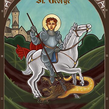 "Icon of St. George" Poster for Sale by LutheranIcons | Redbubble