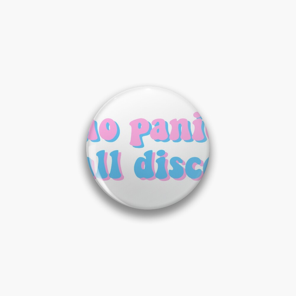 "no panic all disco" Sticker for Sale by xoxorae | Redbubble