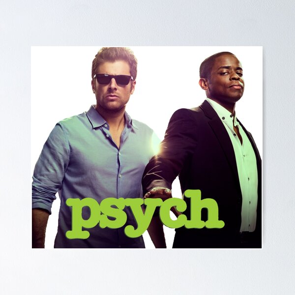 "Psych" Poster for Sale by kaylacraft3 | Redbubble