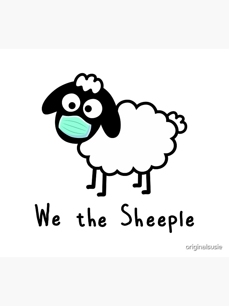 "We the Sheeple - Com’on follow me - just not too close - cute & funny ...