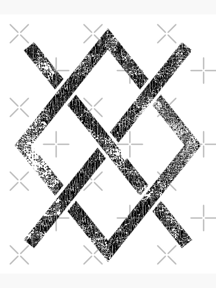 "Gungnir Norse Viking Odin Rune " Poster for Sale by BluePagan | Redbubble