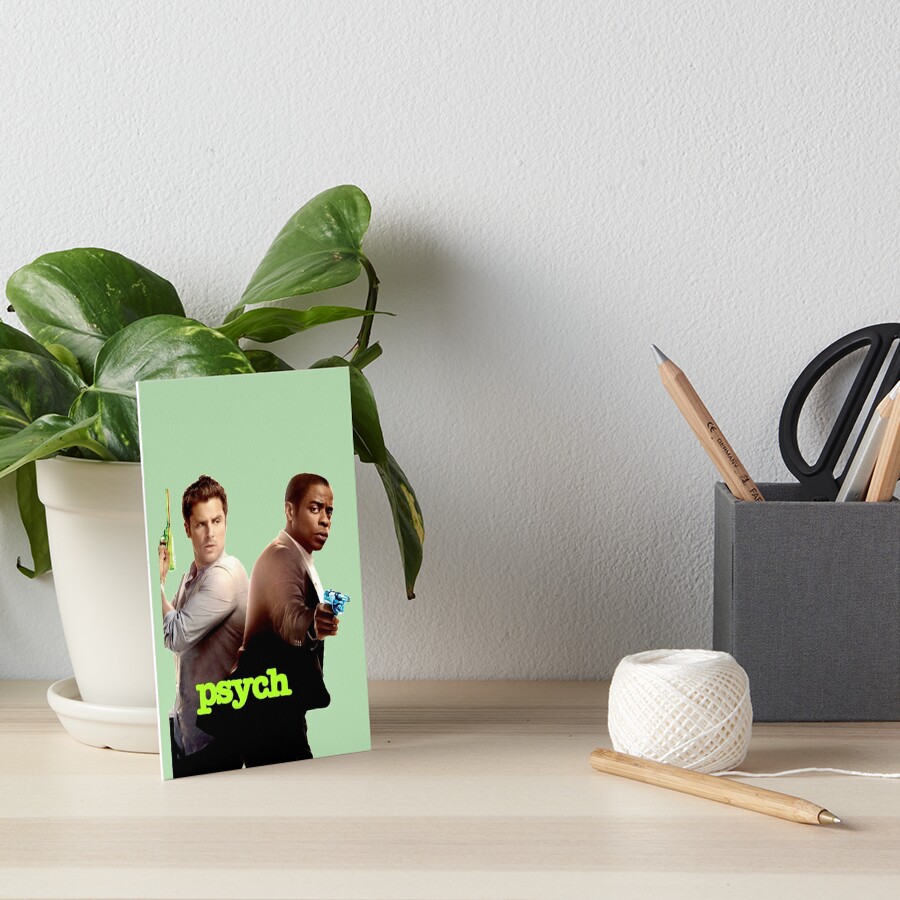 "Psych design" Poster for Sale by kaylacraft3 | Redbubble