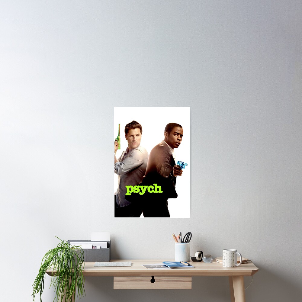 "Psych design" Poster for Sale by kaylacraft3 | Redbubble