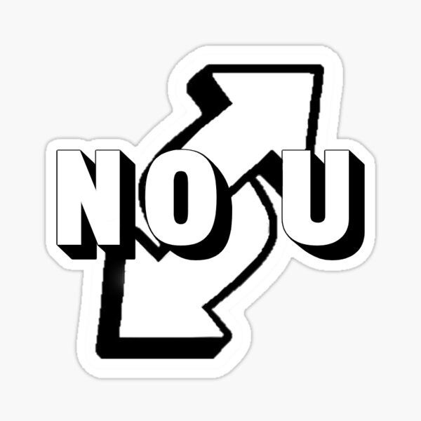 "no u uno reverse" Sticker for Sale by taypool | Redbubble