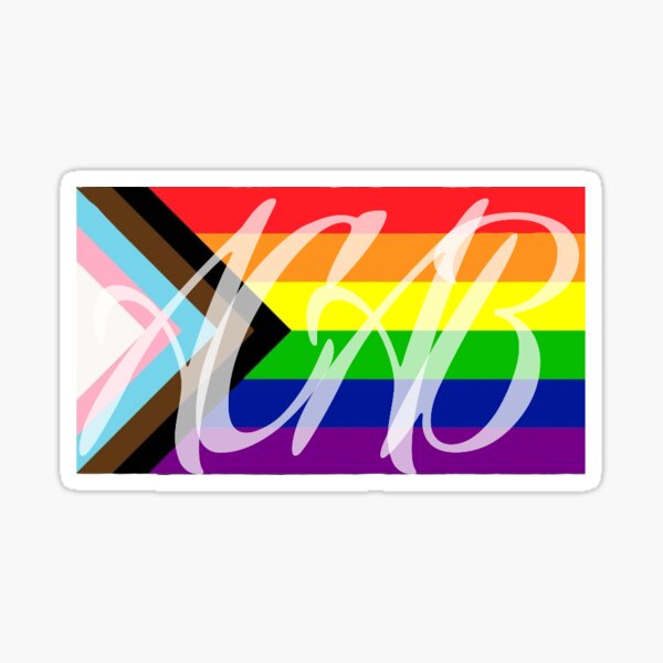 "ACAB pride flag" Sticker for Sale by rainbow-fool | Redbubble