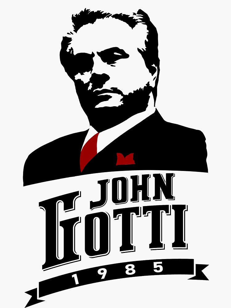 "Gotti 1985" Sticker by simokava | Redbubble
