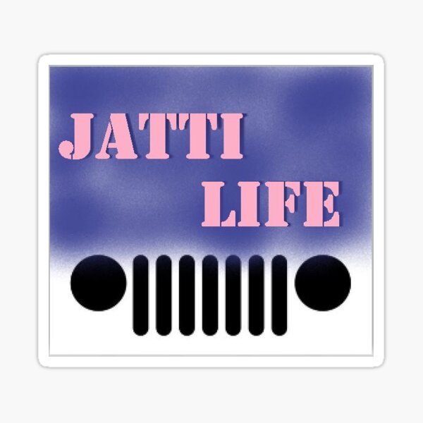 "Jatti Life" Sticker by riya218 | Redbubble