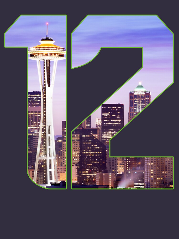 "12th Man" T-shirt for Sale by julianigarcia | Redbubble | seattle t ...