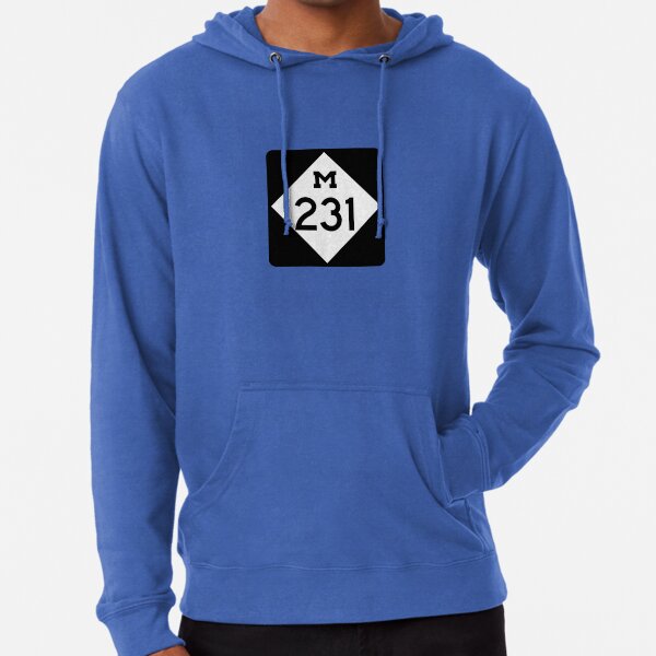 "Michigan State Route 231 (Area Code 231)" Lightweight Hoodie by SRnAC ...
