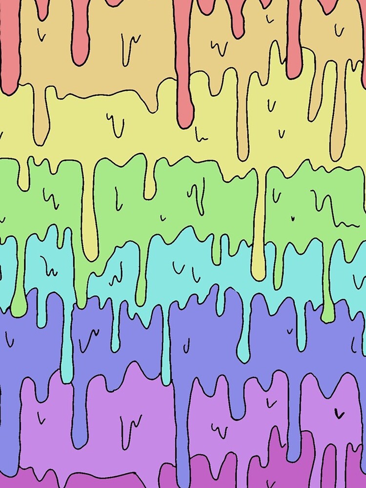 "drippy rainbow" iPhone Case for Sale by jesslawton | Redbubble