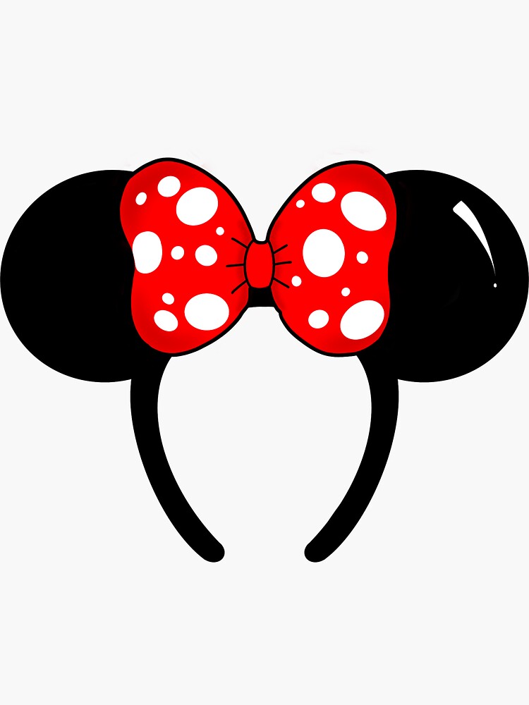 "classic minnie ears" Sticker by MikiAndCo | Redbubble