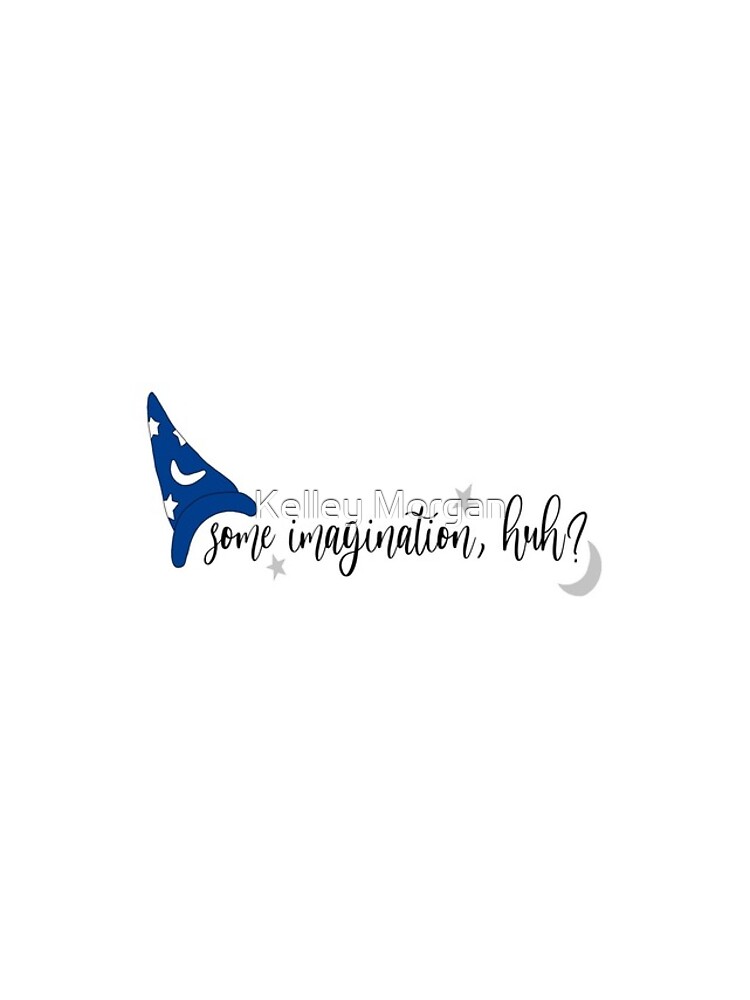 Fantasmic Some Imagination Huh Quote Print Minimalist Poster Disneyland ...