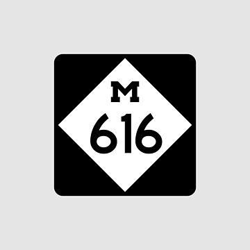 "Michigan State Route 616 (Area Code 616)" Art Board Print for Sale by ...