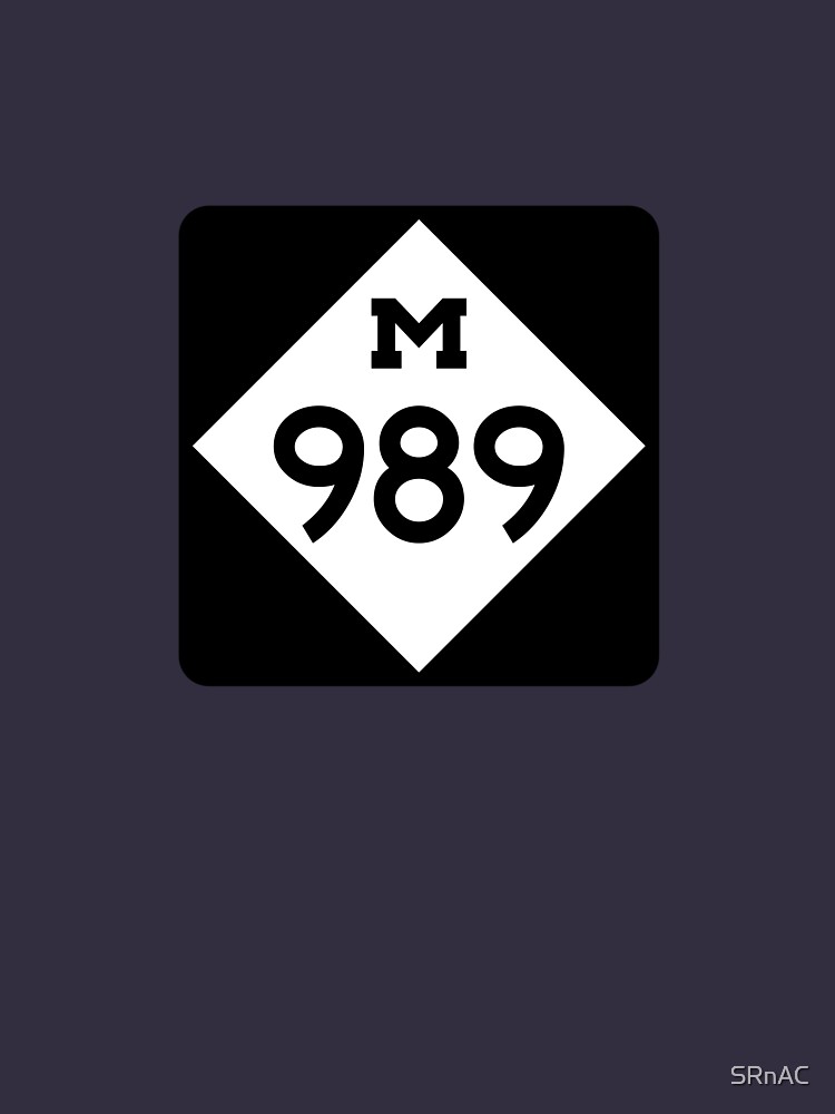"Michigan State Route 989 (Area Code 989)" Pullover Sweatshirt by SRnAC ...