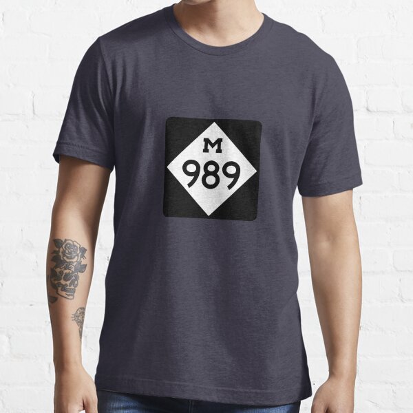 "Michigan State Route 989 (Area Code 989)" T-shirt by SRnAC | Redbubble