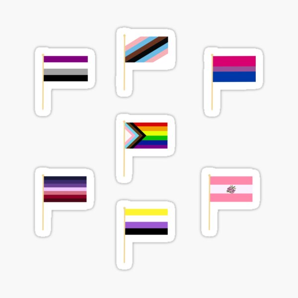 "pride flag pack" Sticker for Sale by amiegw | Redbubble