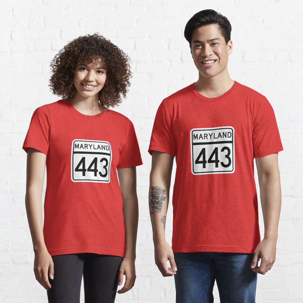  Maryland State Route 443 Area Code 443 T shirt By SRnAC Redbubble