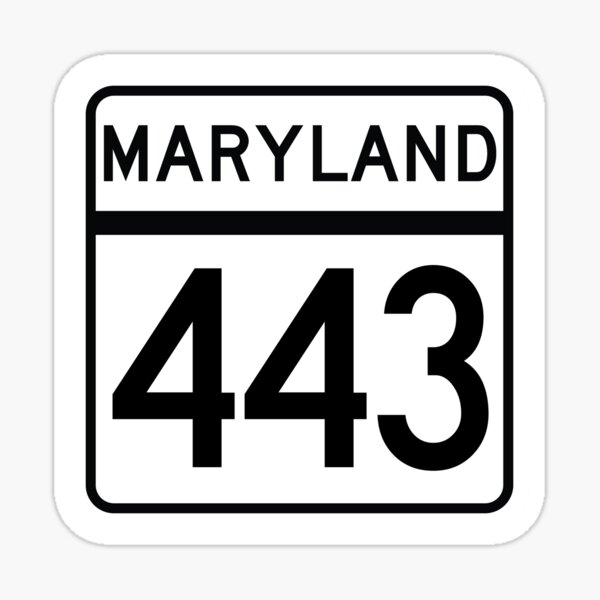 maryland-state-route-443-area-code-443-sticker-by-srnac-redbubble