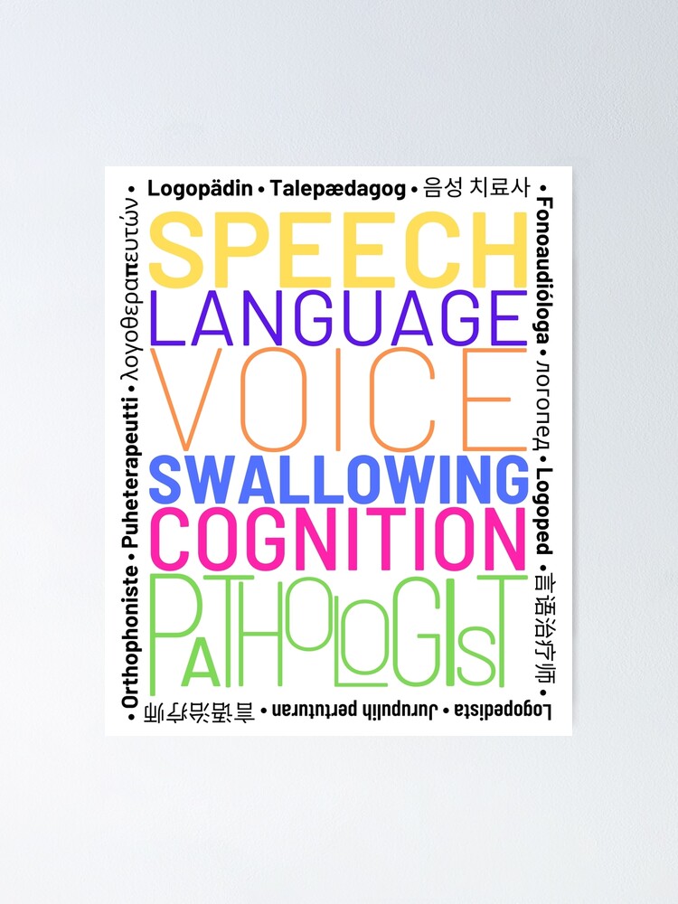 "SLP Multilingual Scope of Practice" Poster for Sale by speechlanguage ...