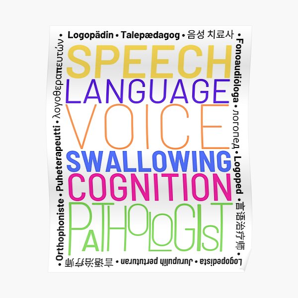 "SLP Multilingual Scope of Practice" Poster for Sale by speechlanguage ...
