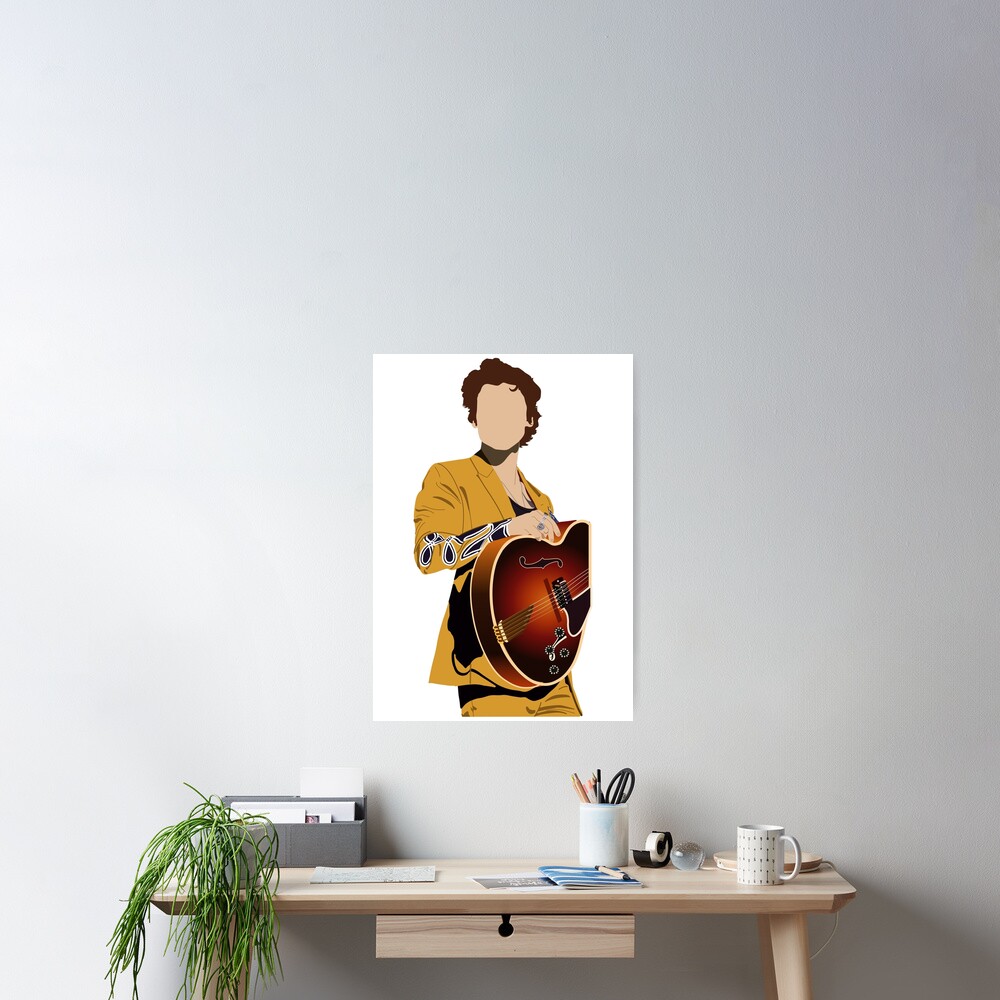 "Harry styles yellow suit" Poster for Sale by maferpct | Redbubble