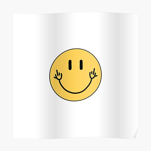 Middle Finger Emoji Posters | Redbubble