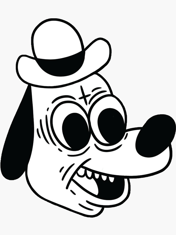 "bad dog sticker" Sticker by SpendloveArt | Redbubble