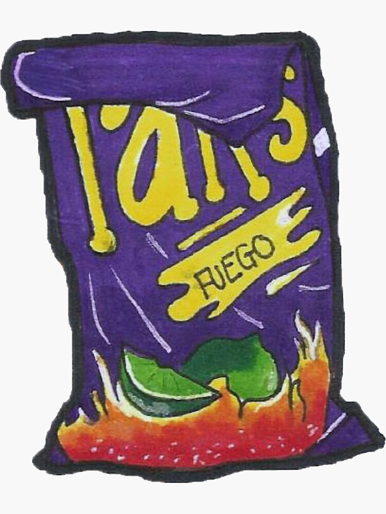 Pegatina for Sale con la obra «Takis» de veryoptimistic | Redbubble