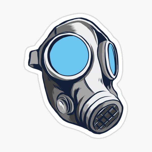 "Gas Mask" Sticker for Sale by DavinciStore21 | Redbubble