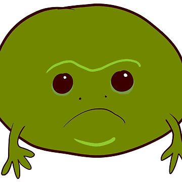 "round frog boi" Sticker for Sale by MystickerShoppe | Redbubble