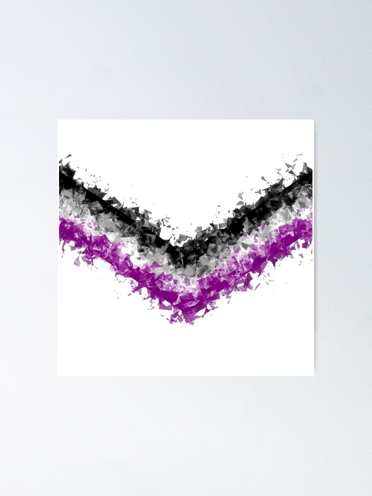 "chevron - ace - glitch" Poster for Sale by Tallulah-Malibu | Redbubble
