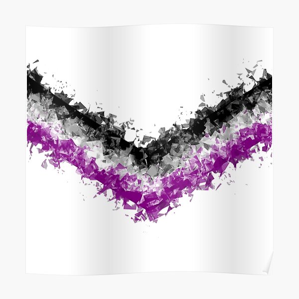 "chevron - ace - glitch" Poster for Sale by Tallulah-Malibu | Redbubble