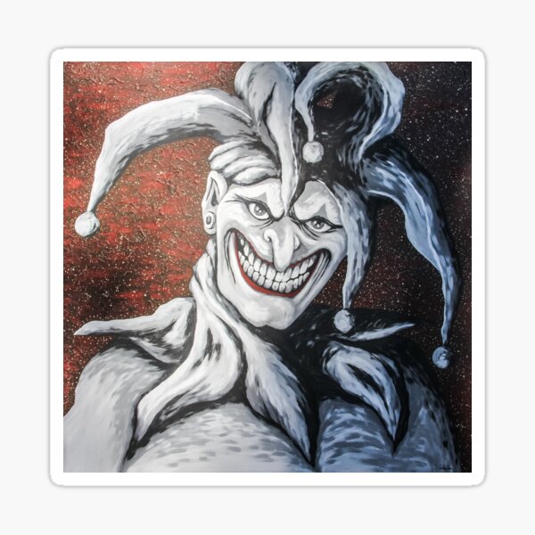 "Jester" Sticker by ashleygreer | Redbubble
