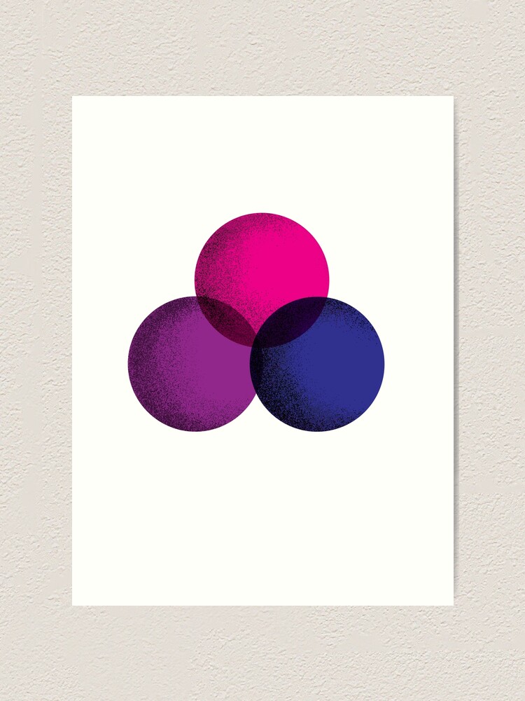 "Discreet Bi Pride Flag Colors" Art Print by livaniaapparel | Redbubble