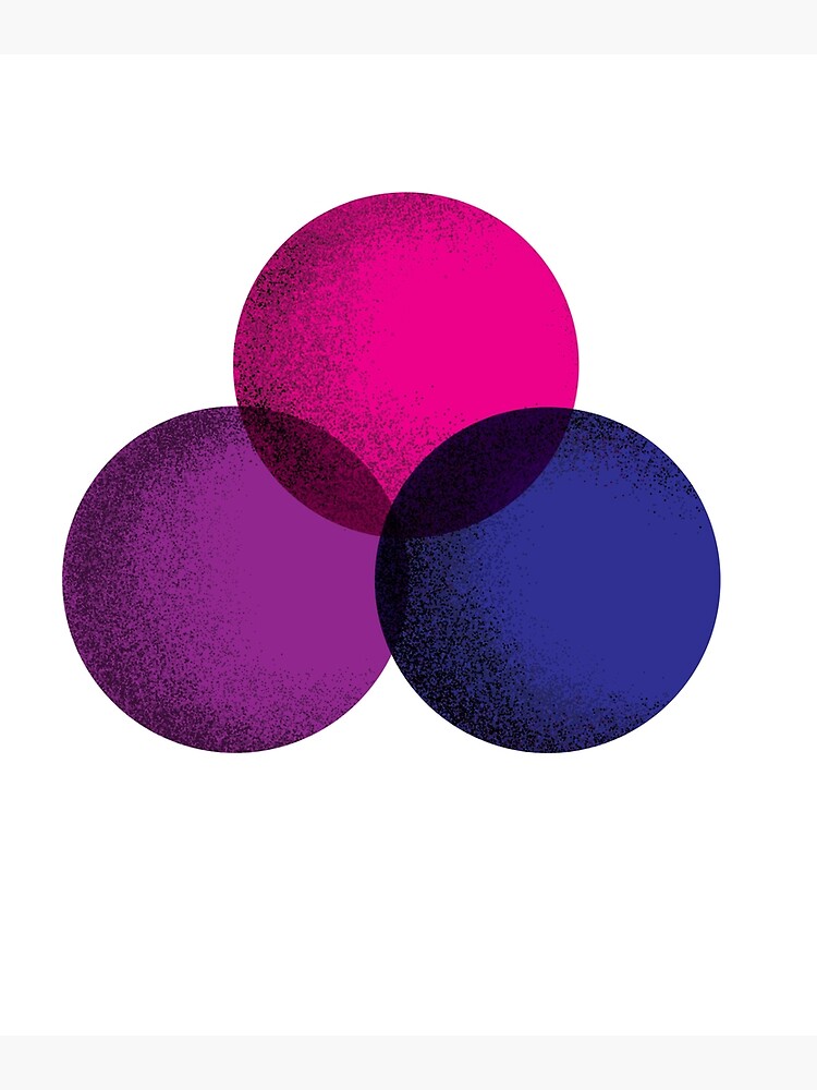 "Discreet Bi Pride Flag Colors" Art Print by livaniaapparel | Redbubble